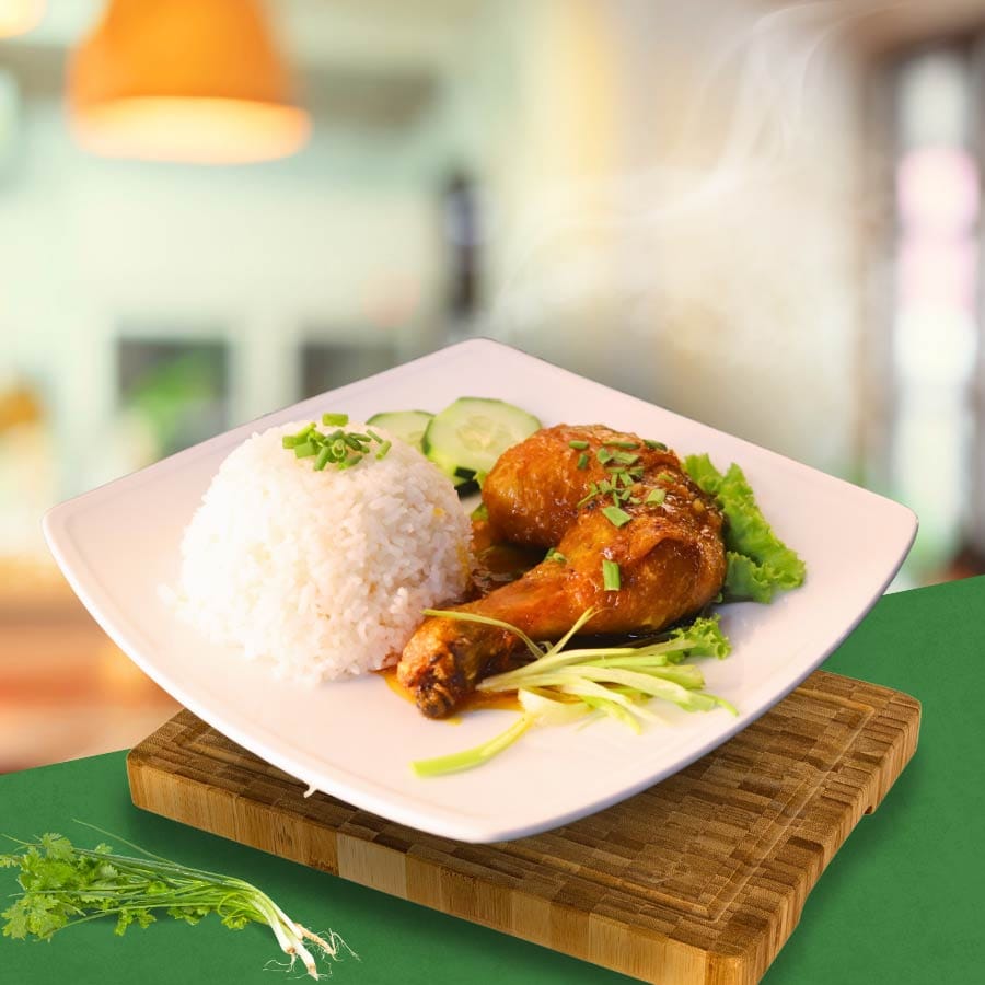 Waterfall Fried Chicken Leg Rice | Crispy Vietnamese Delight in Manila